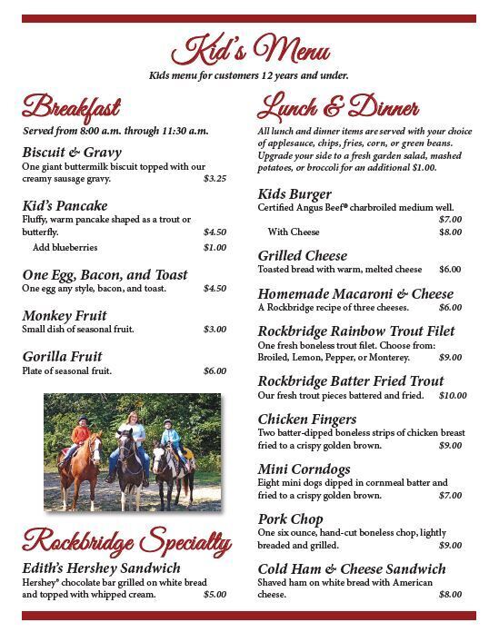 Casual Fine Dining | Rainbow Trout & Game Ranch | Rockbridge, MO