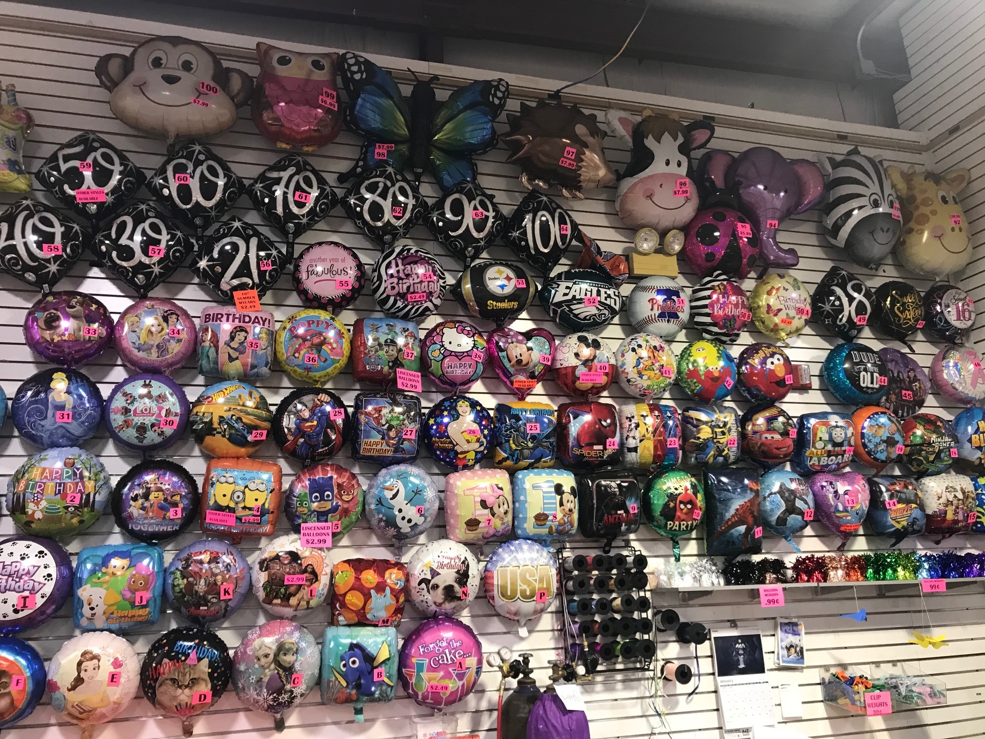 Balloon & Party Supplies | Sunset Grocery Outlet |1650 North 7th Street ...