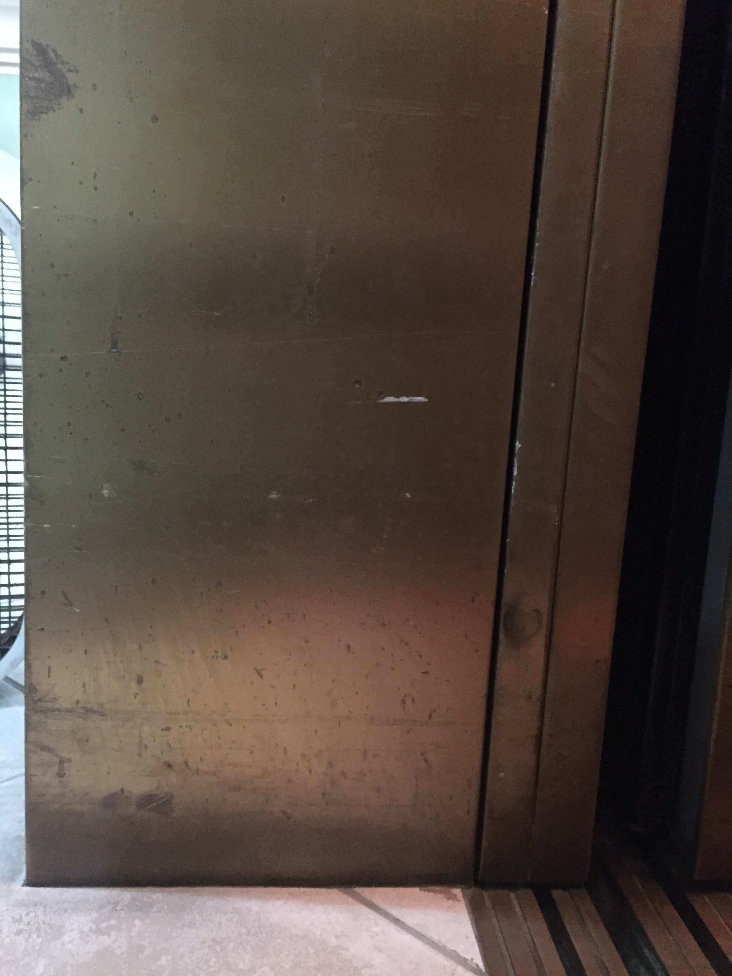 Elevator restorations scratches stainless steel brass polish Elevator ...